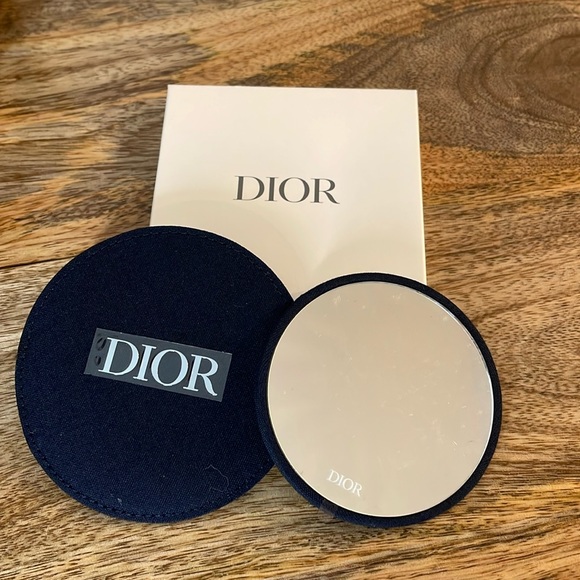 Dior | Accessories | Dior Gift Pocket Mirror In Matching Sleeve | Poshmark